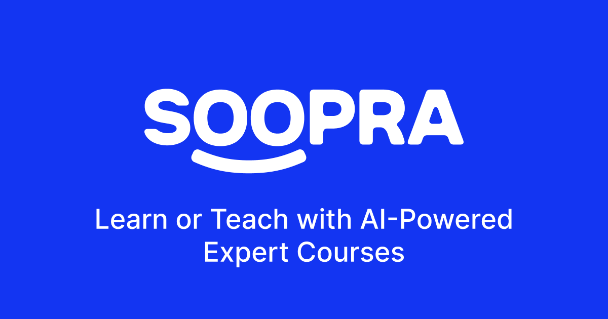 AI-Powered Courses by Experts | Learn on Soopra